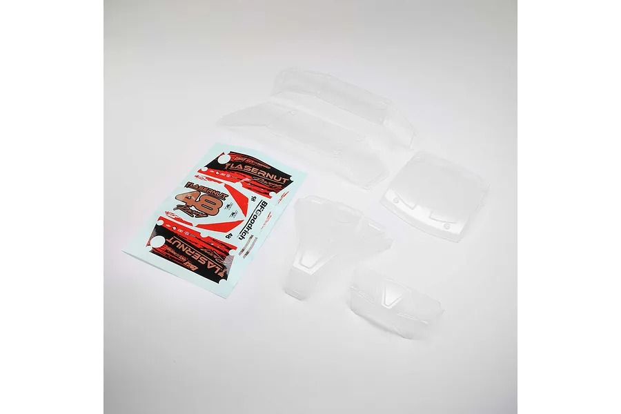 Losi Panel Set, Clear: 8X Super Lasernut