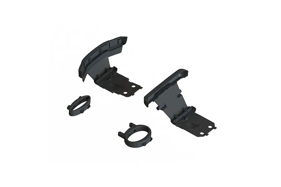 ARRMA Front & Rear Bumper & Loop Set: BIG ROCK