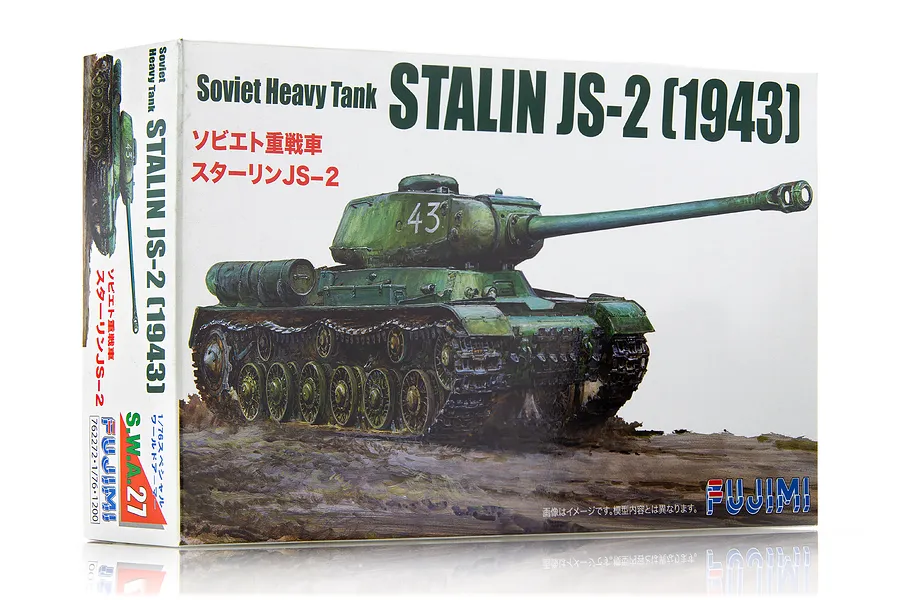 Fujimi 1/76 Soviet JS-2 Stalin Heavy Tank Scaled Plastic Model Kit