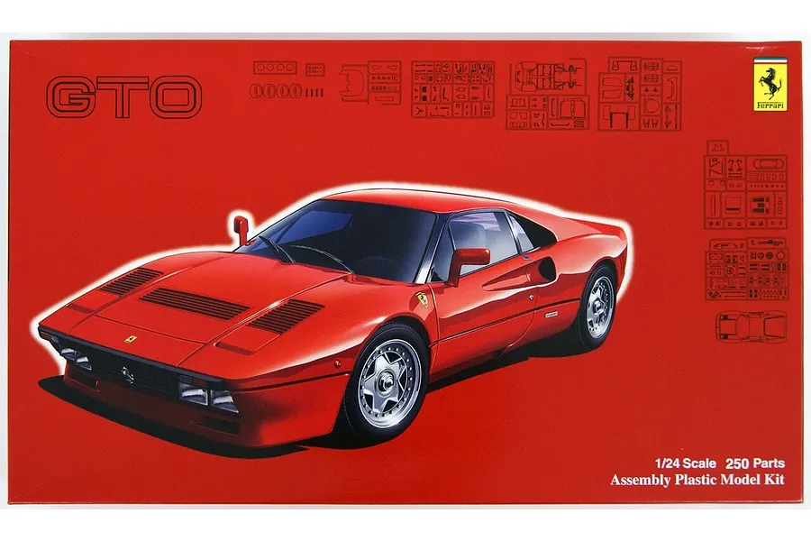 Fujimi 1/24 Ferrari 288GTO Scaled Plastic Model Kit