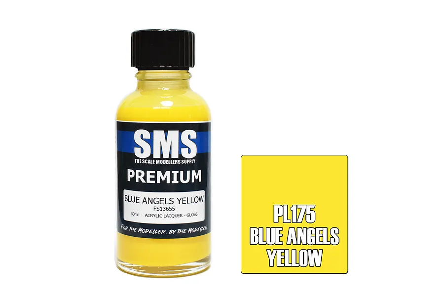 Scale Modellers Supply SMS Premium Blue Angels Yellow 30ml